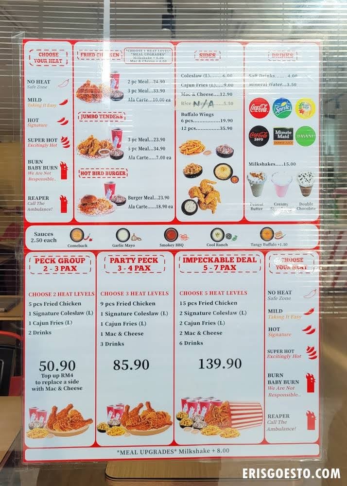 Hot Bird, Damansara Uptown: Fiery Hot Southern Fried Chicken ...